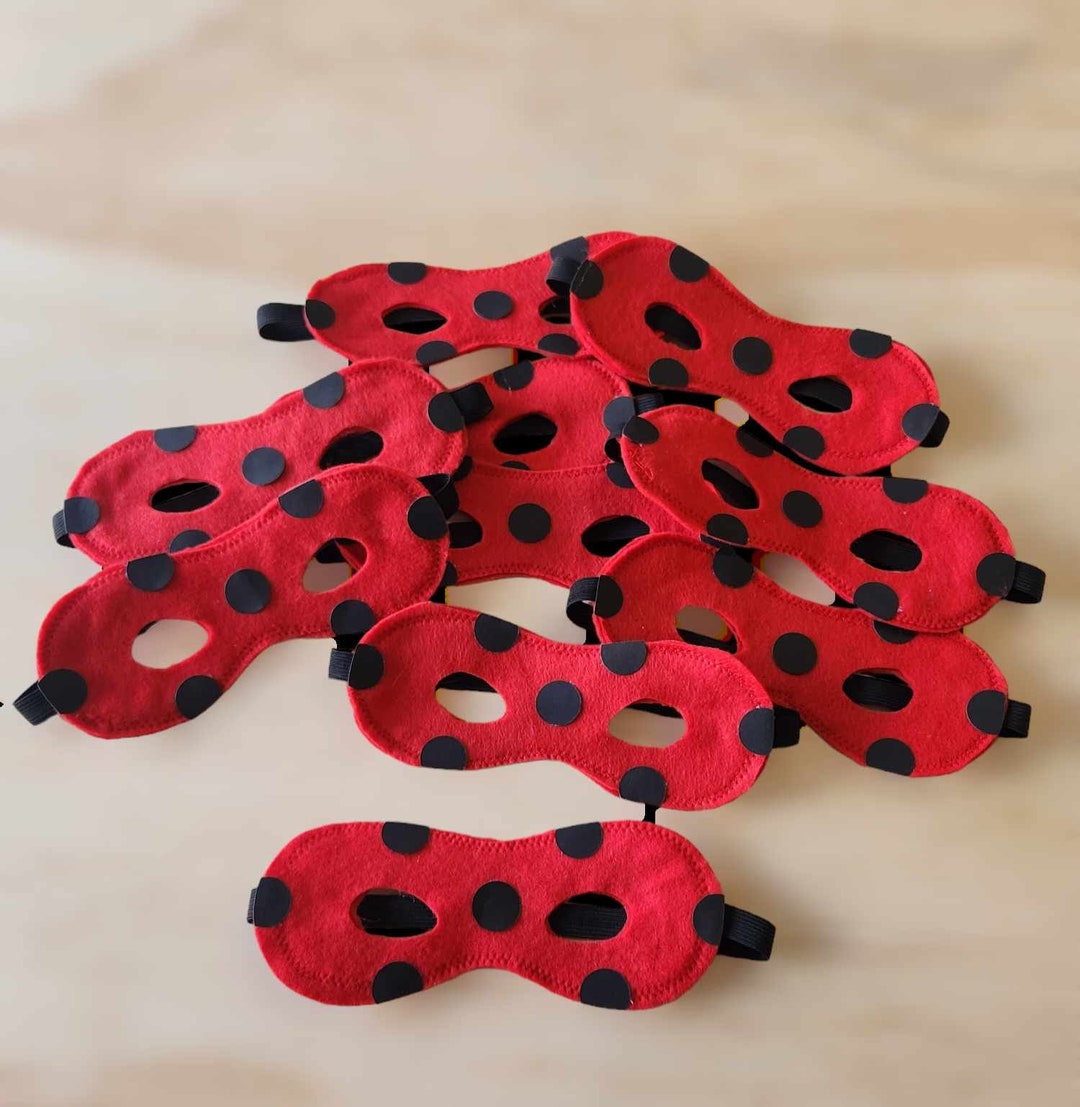 Little Lady Bug Mask Bug Birthday Bug Kid Mask Mask Party Favor Red ...