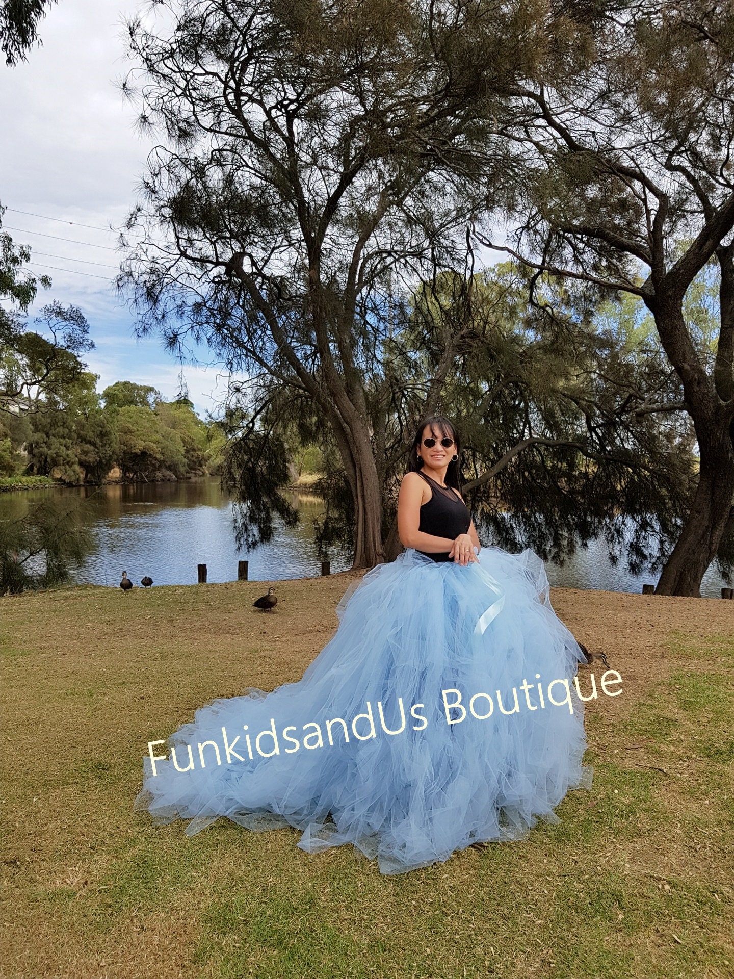 Extra Full Long Train Tutu bridal Adult Tutu Prop Maternity - Etsy ...