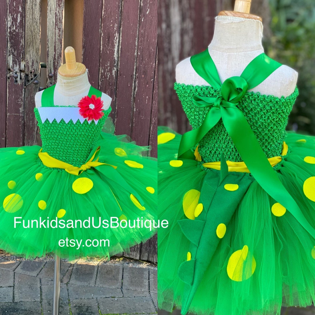 Green Dinosaur Tutu - Green Dinosaur Costume - Dance Costume - Etsy