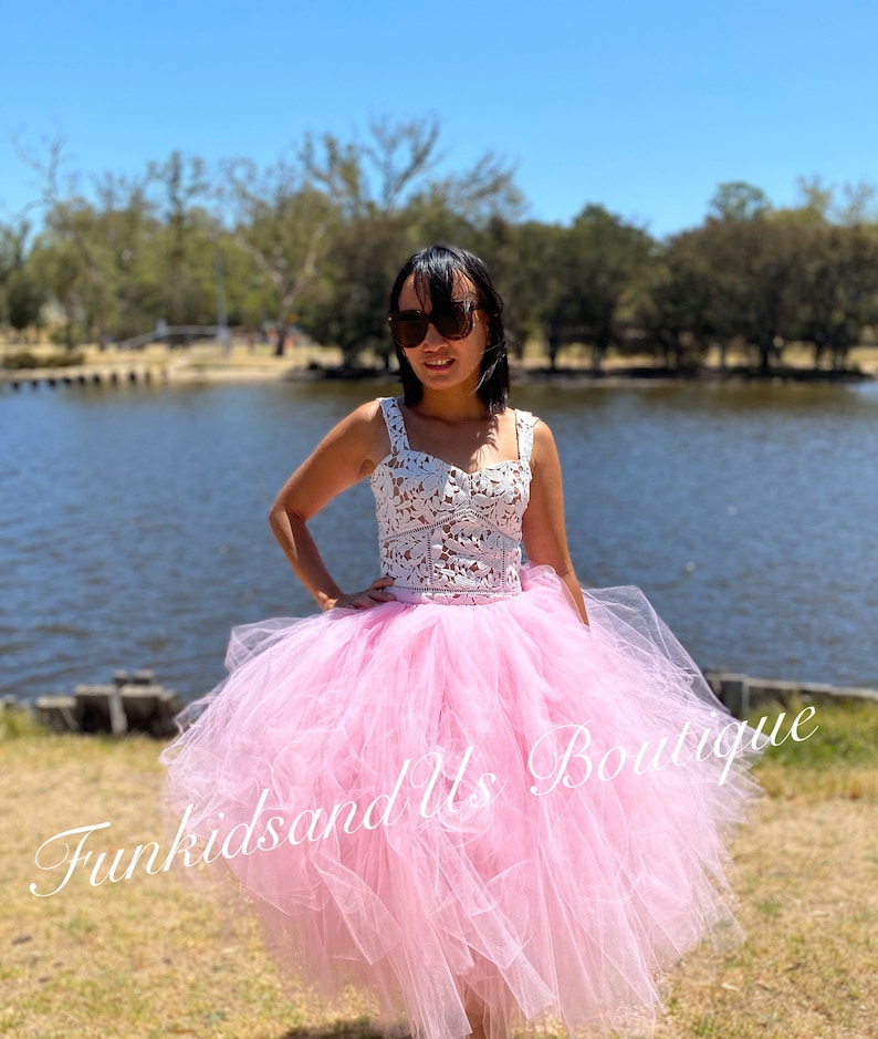 Pink Adult Tutu Bridesmaid Adult Tutupink Cocktail-length | Etsy