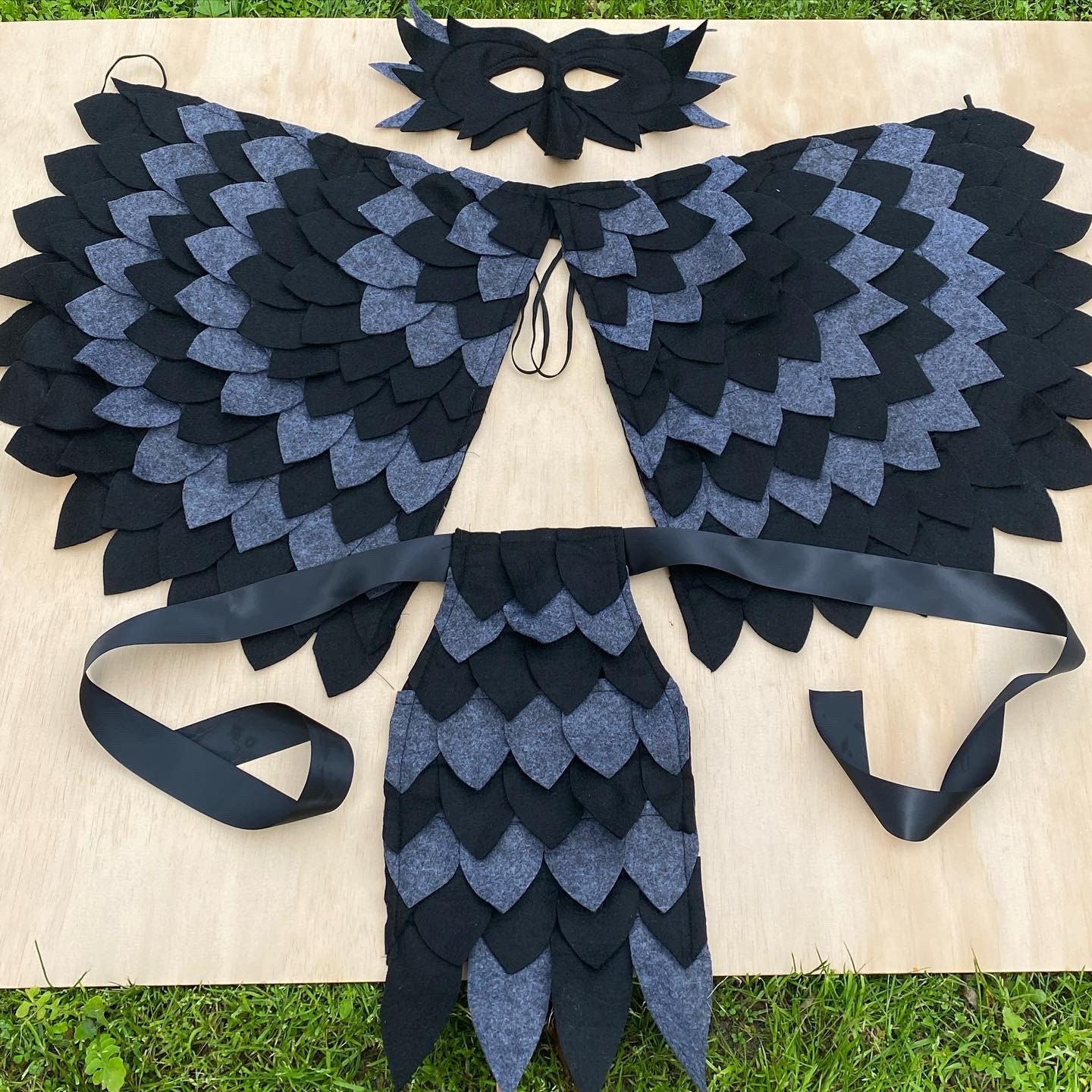 Crow Costume Crow Wings Crow Inspired Costume Animal - Etsy Australia