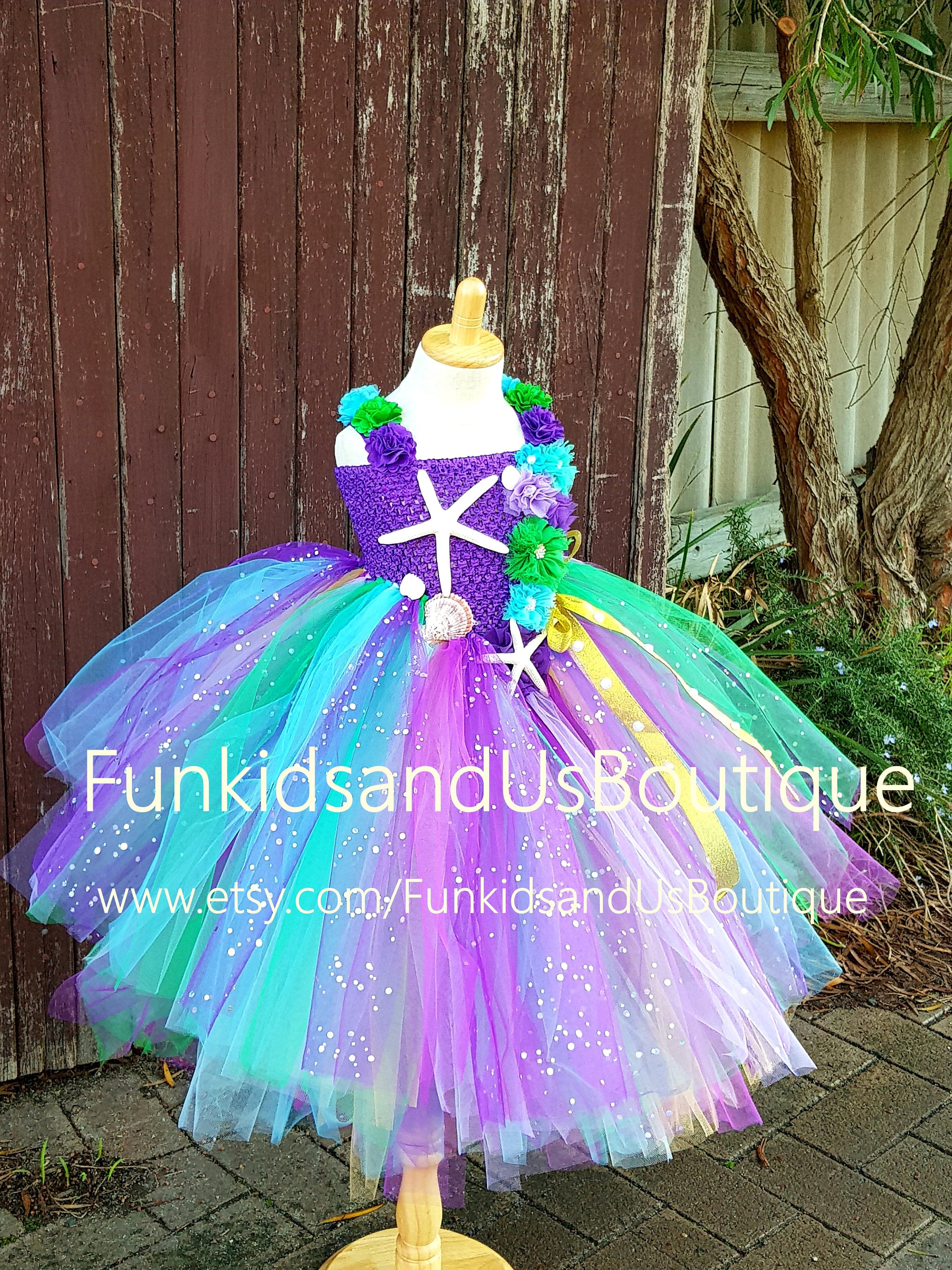 Under The Sea Mermaid Tutu Dress mermaid birthday dress | Etsy