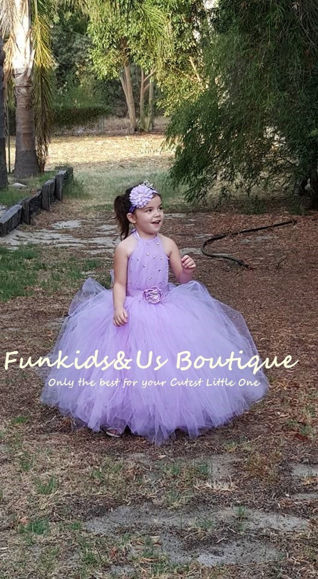 Vestido de princesa de hadas color lavanda – Vestido de cumpleaños de ...