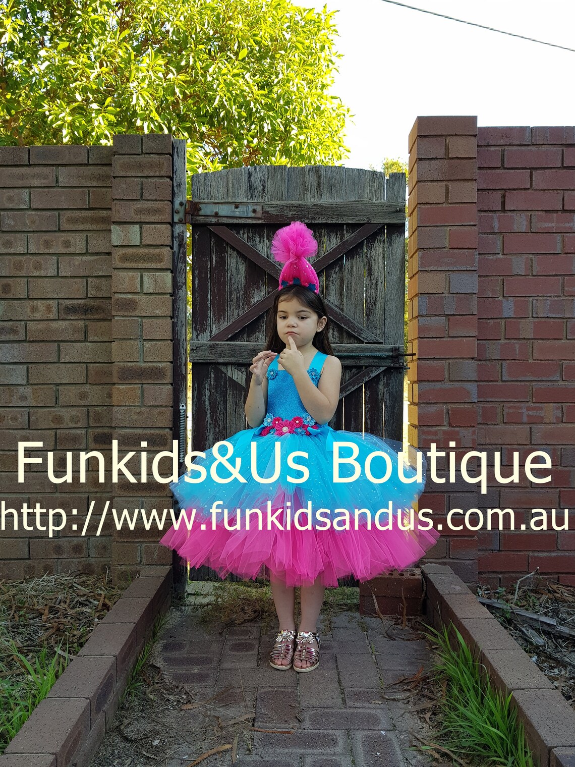 Turquoise Hot Pink Inspired Tutu Dress Hot Pink Turquoise - Etsy