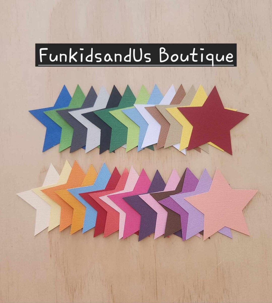 Star Shape Cardstock - Star Paper Cardstock -3.5 Inches Star Die Cut ...