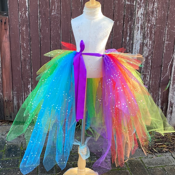 Rainbow Bustle Tutu - Etsy