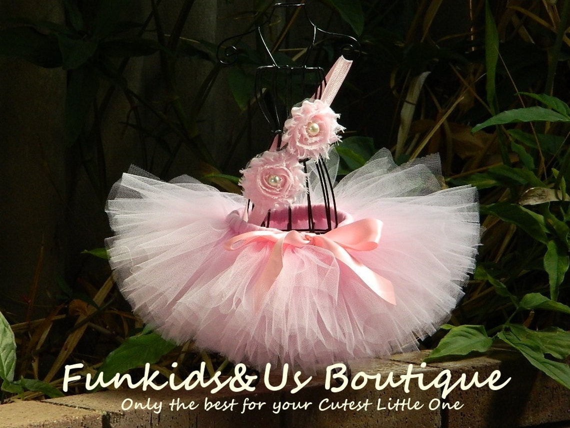 Pink Baby Tutu Set Newborn Tutu and Headband Pink Ballerina - Etsy ...
