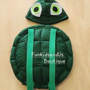 Turtle Costume for Kids - Customised Felt Turtle With Hat - Halloween ...