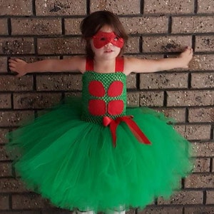 Turtle Tutu Costume - Green and Red Turtle Tutu - Turtle Costume Tutu ...
