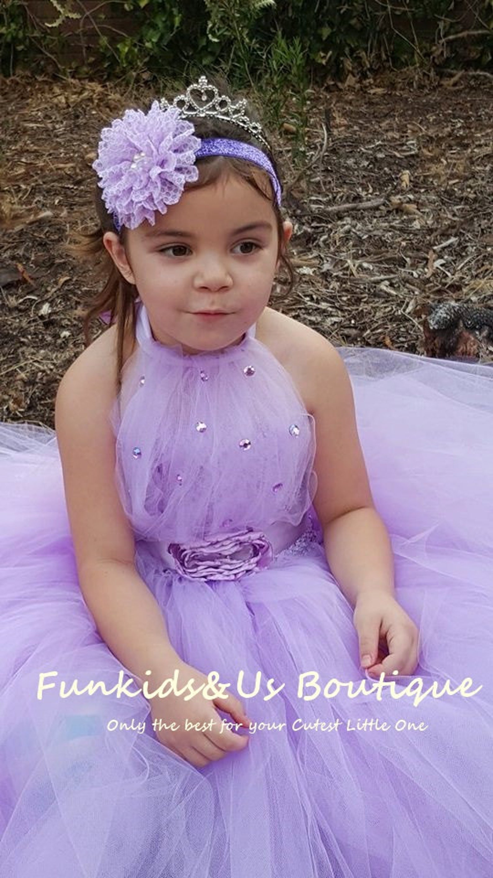 Lavender Flower Girl Tutu Dress Lavender Tutu Flower Girl | Etsy