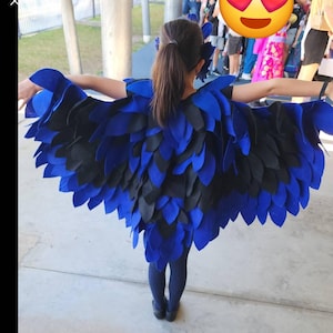 Blue Bird Costume Blue Sewn Bird Costume for Toddler, Kids Teen and ...