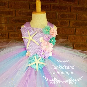 Under the Sea Mermaid Tutu Dress - Mermaid Birthday Dress_ Ocean Themed ...