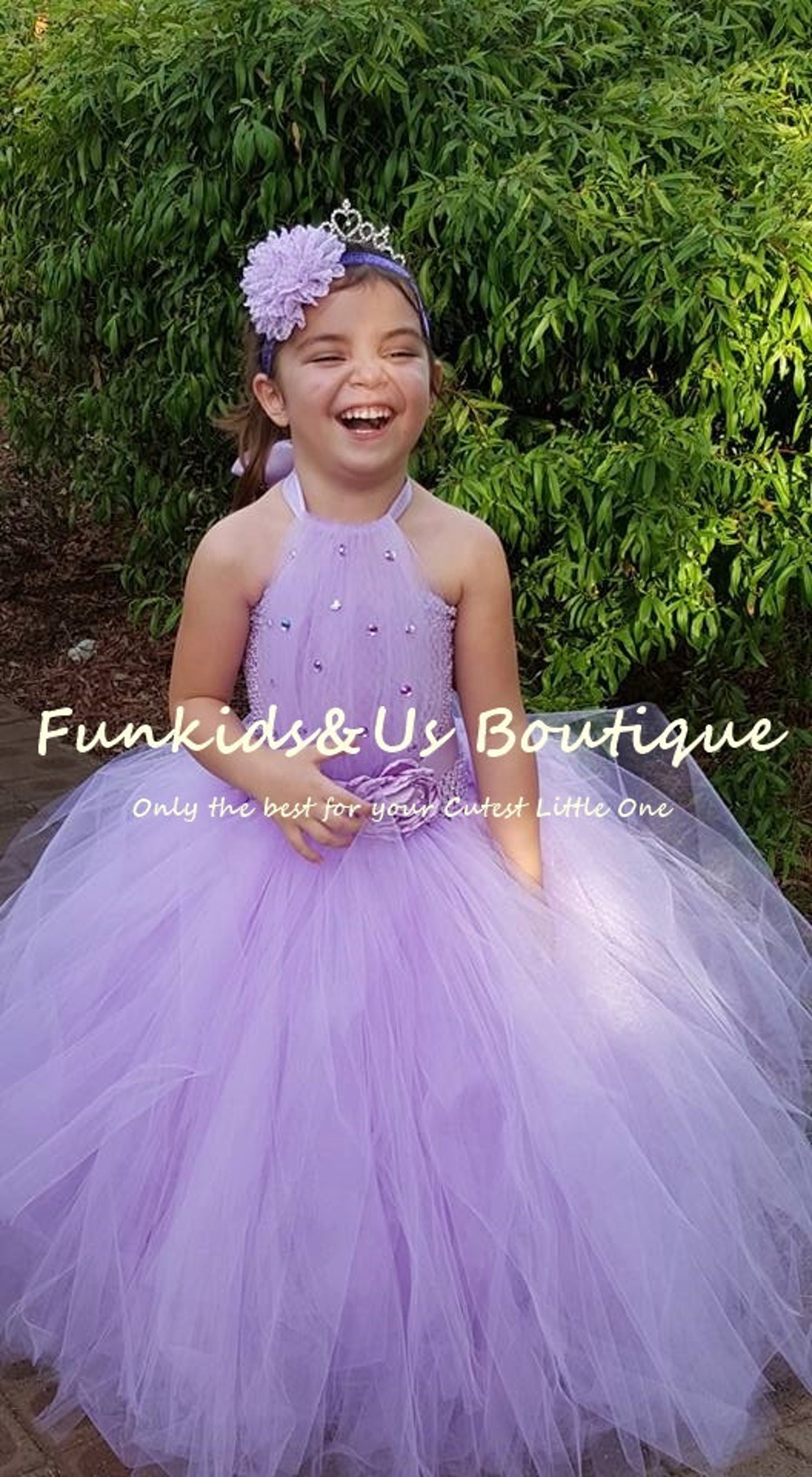Lavender Flower Girl Tutu Dress Lavender Tutu Flower Girl | Etsy