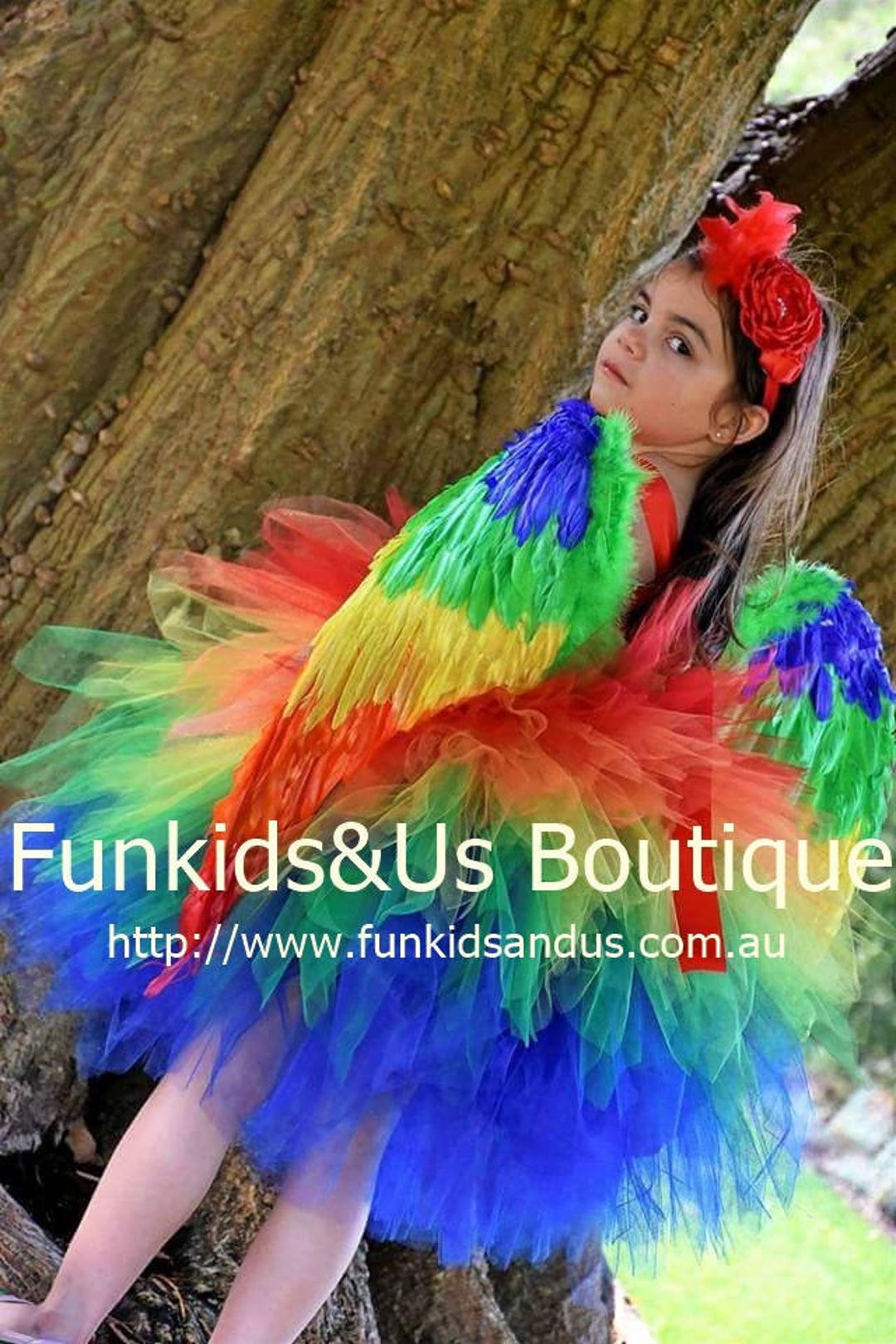 Parrot Tutu Dress Costume - Macaw Costume, Parrot Tutu , Bird Costume ...