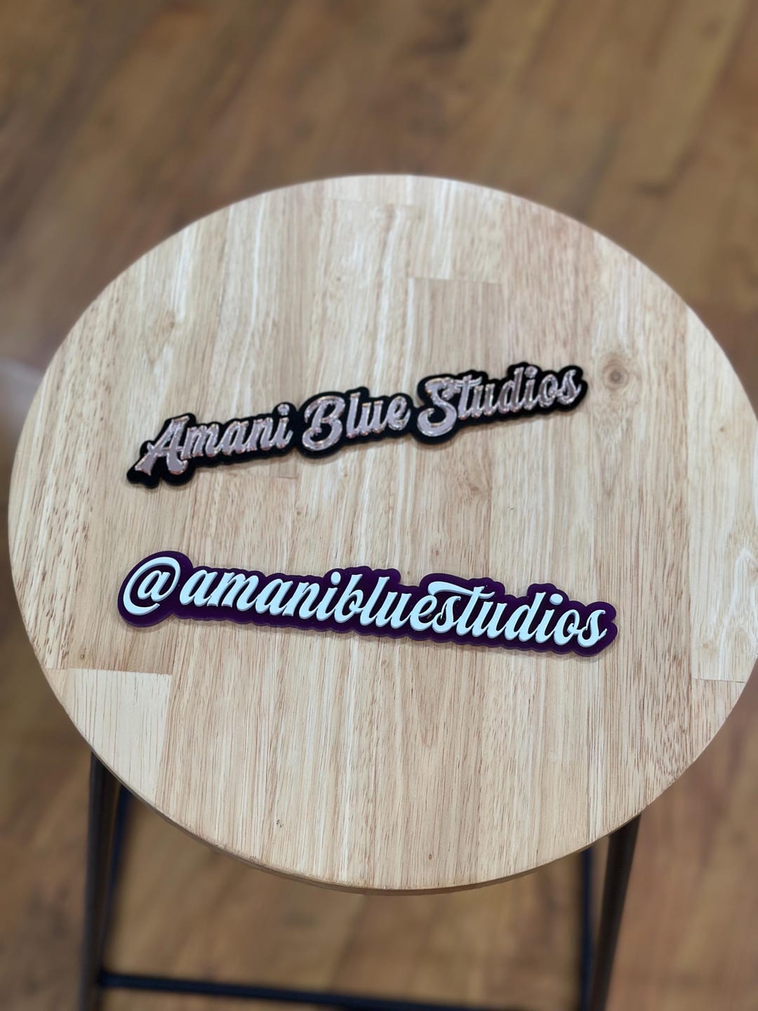 Custom Acrylic Watermark Sign – Personalized Brand Name Display for ...