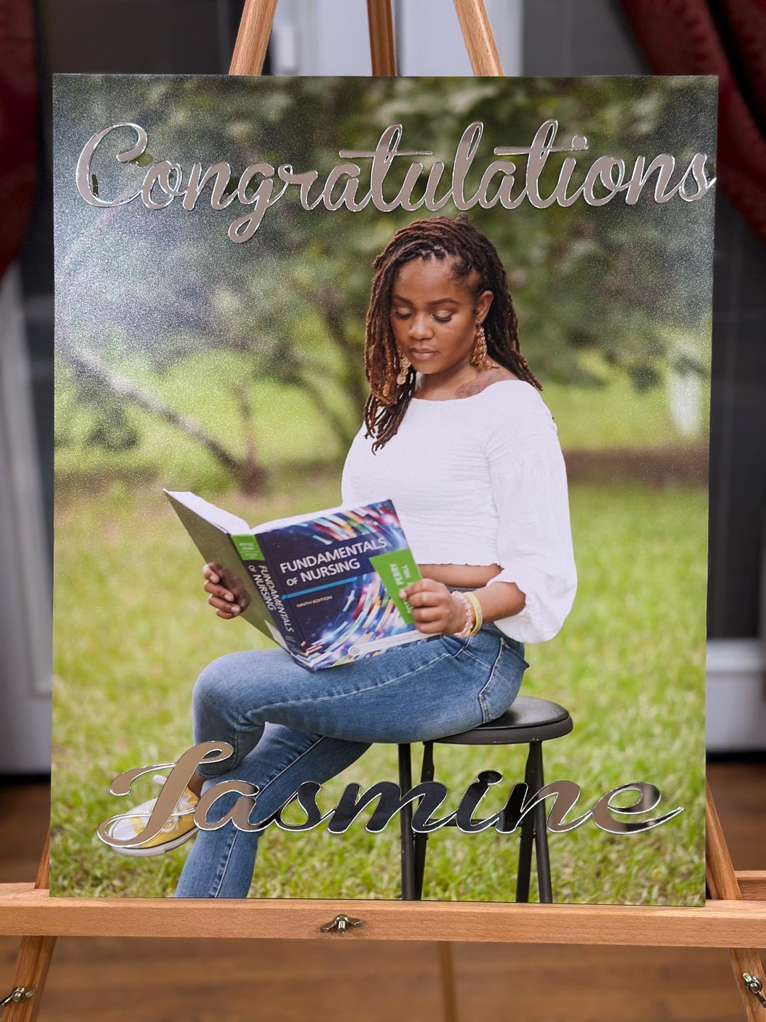 Custom Graduation Sign – Printed Photo With Acrylic – Foam Core Backing ...