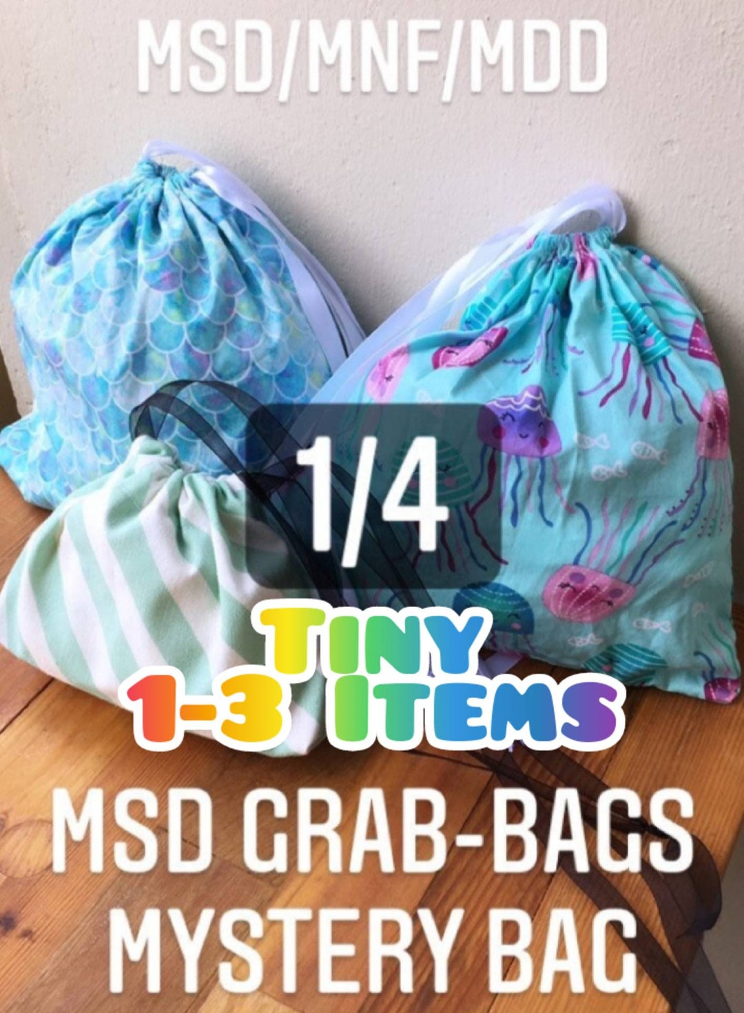 BJD Doll Clothes Grab Bag: Msd/minifee 1/4 Size Mystery Box [small] - Etsy