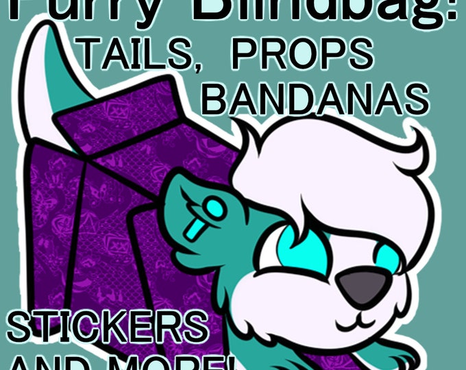 Furry Blindbox Grab Bag Fursuit Plushies Tails Paws Fursona Surprise - Etsy