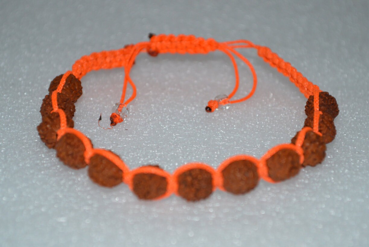 Rudraksh beads Rudraksha 8 mm hand knotted shamballa | Etsy