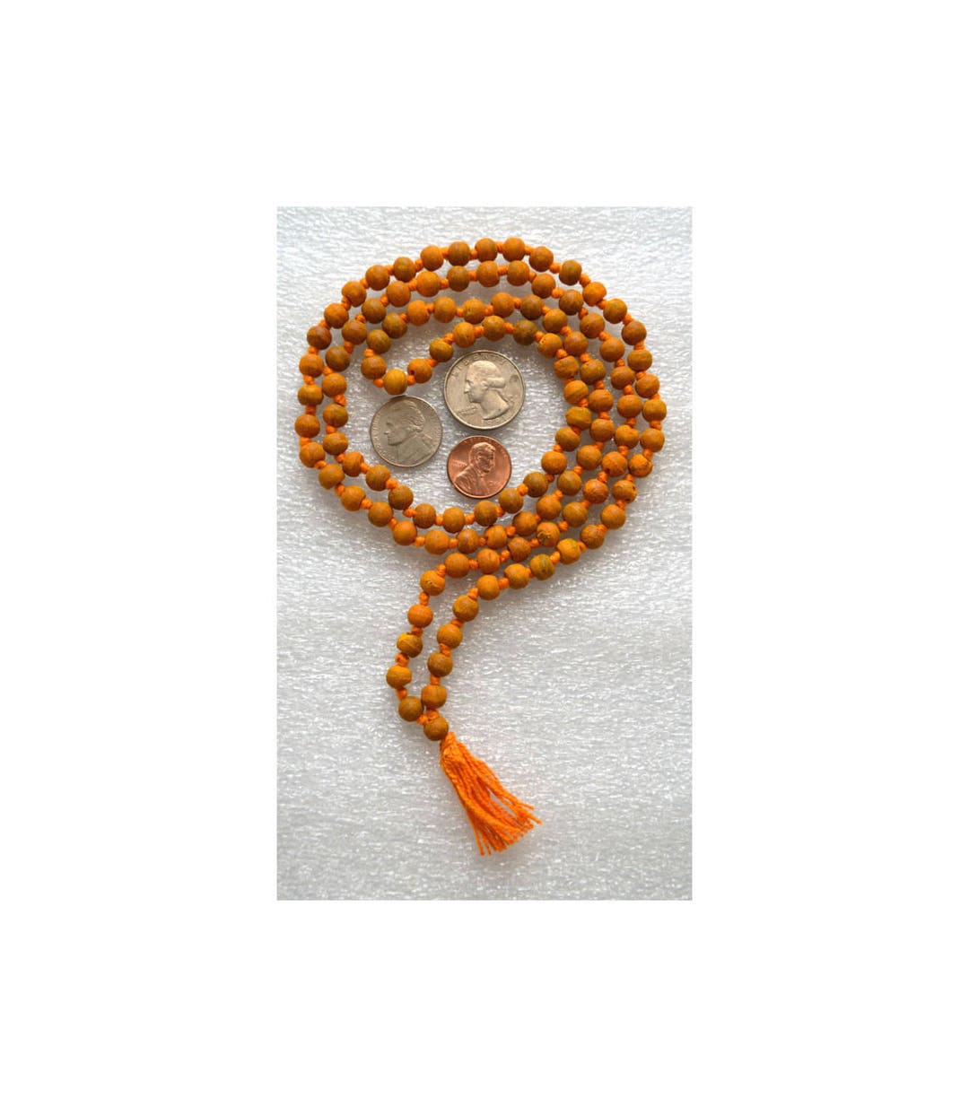 Organic Yellow Turmeric Curcumin 108 Haldi Beads Mala Necklace ...