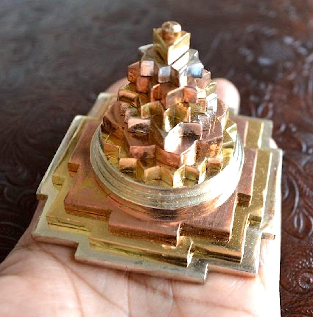 Energized Sri Shri Maha Meru Yantra Laxmi Maha Lakshmi yantra swarna ...