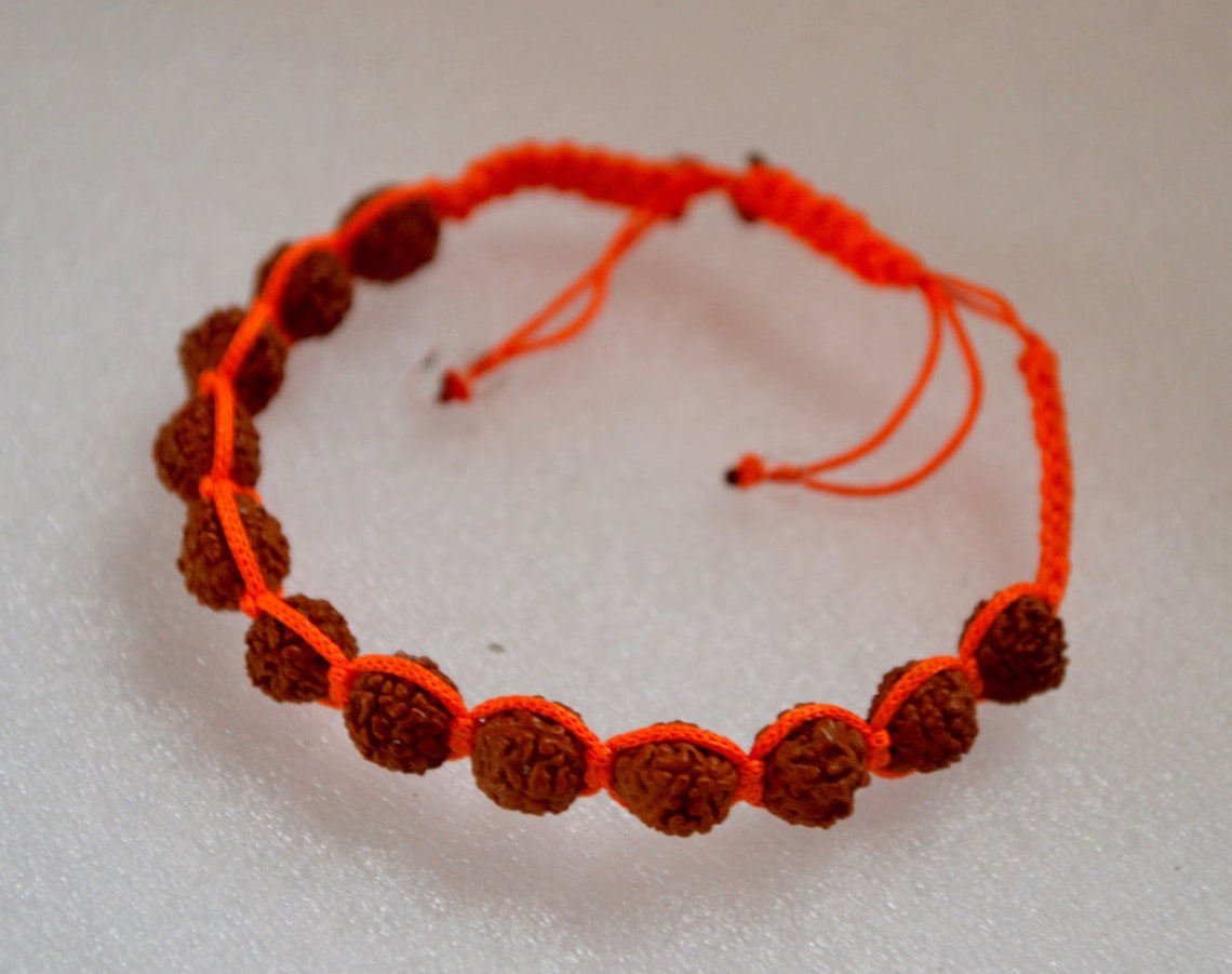 Rudraksh beads Rudraksha 8 mm hand knotted shamballa | Etsy