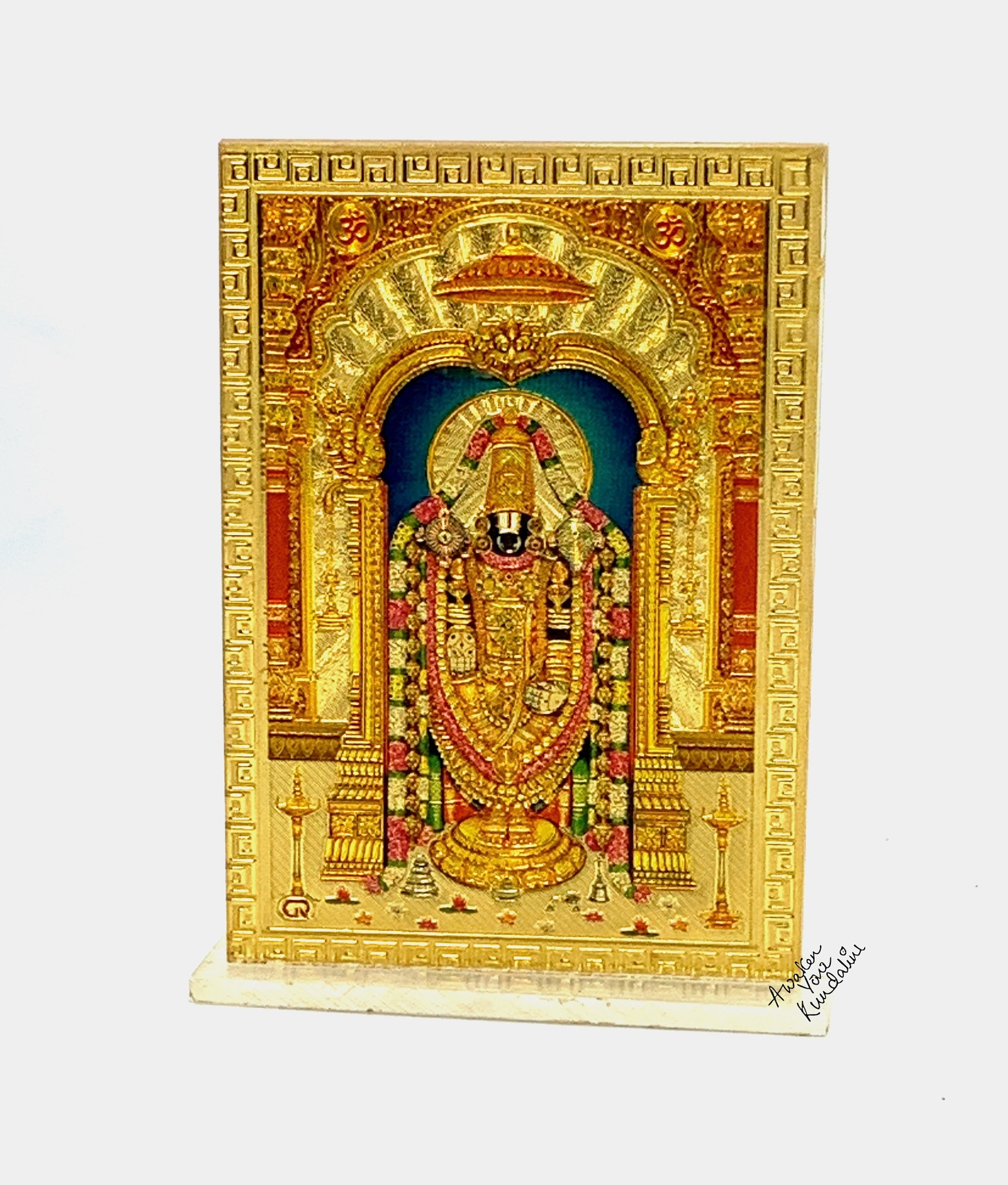 Tirupati Balaji Acrylic Photo Frame Lord - Etsy