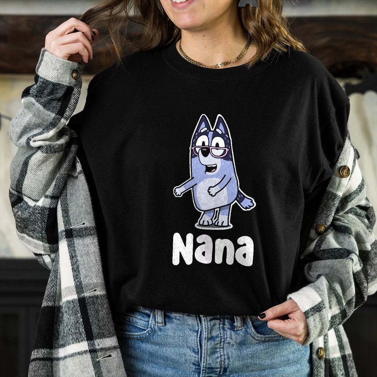 Bluey Nana Sweatshirt Bluey Grannies T-shirt Bluey Hoodie - Etsy
