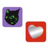 Glitter Anime Cat. Vinyl Kitty Sticker. Cat Laptop Sticker. Car Cat ...