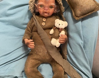 Reborn Werewolf Baby Doll Pup Wolf Hybrid - Etsy