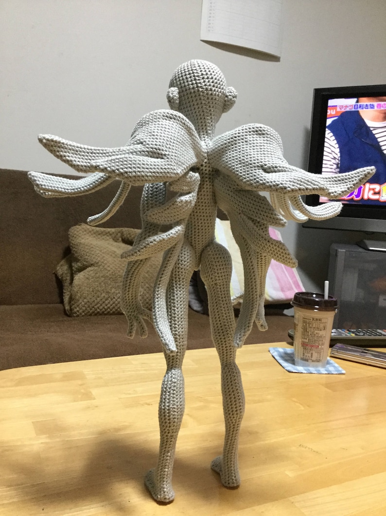 Wing Crochet Pattern for Amigurumi Female Body - Etsy