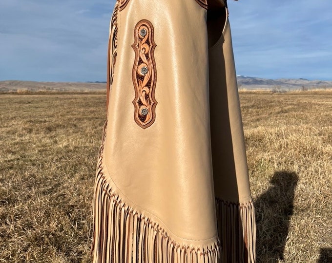 Custom Leather Chaps, Chinks, Leggings. Genuine Quality Leather. Cowboy ...