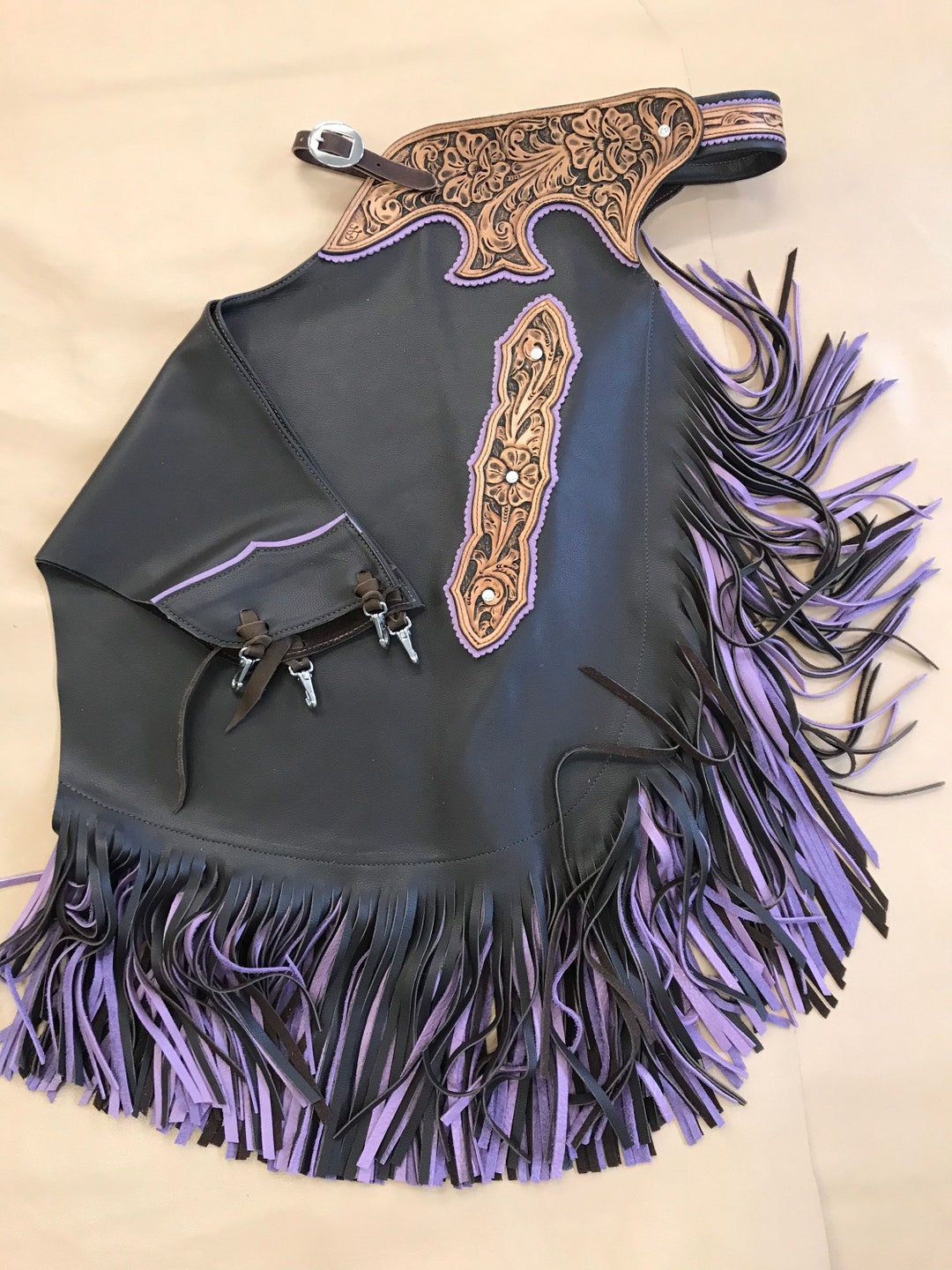 Custom Leather Chinks. Please Contact Me to Custom Order as These Have ...