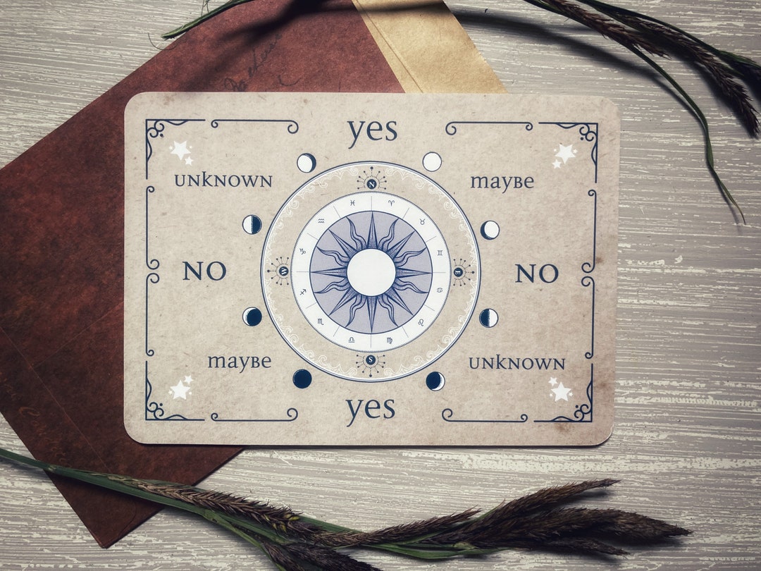 Portable Pendulum Board - Printed Card Version With Envelope Yes No ...