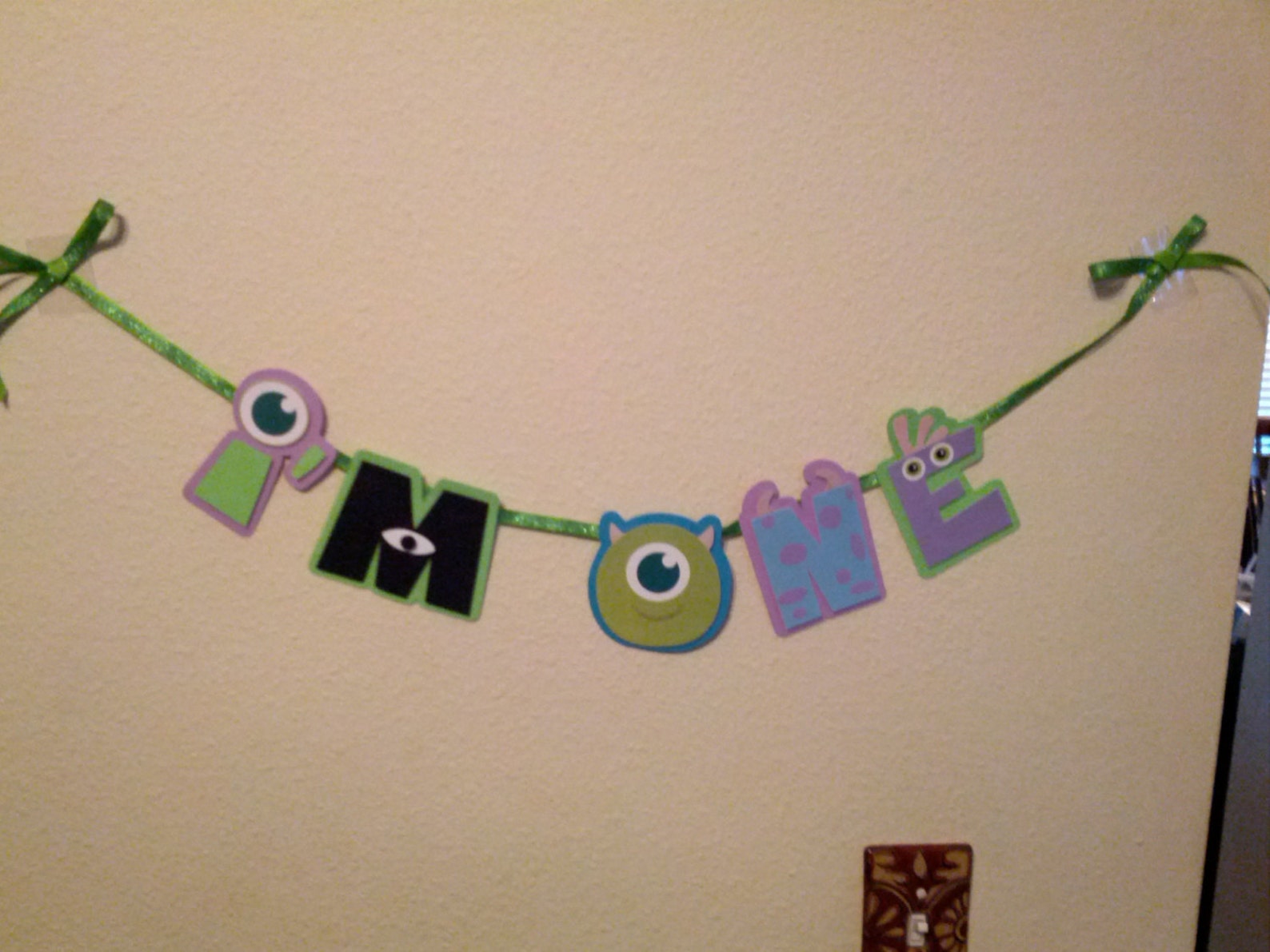 Monster's Inc I'm One Banner | Etsy