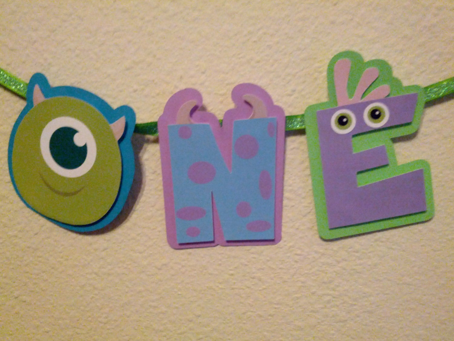 Monster's Inc I'm One Banner | Etsy