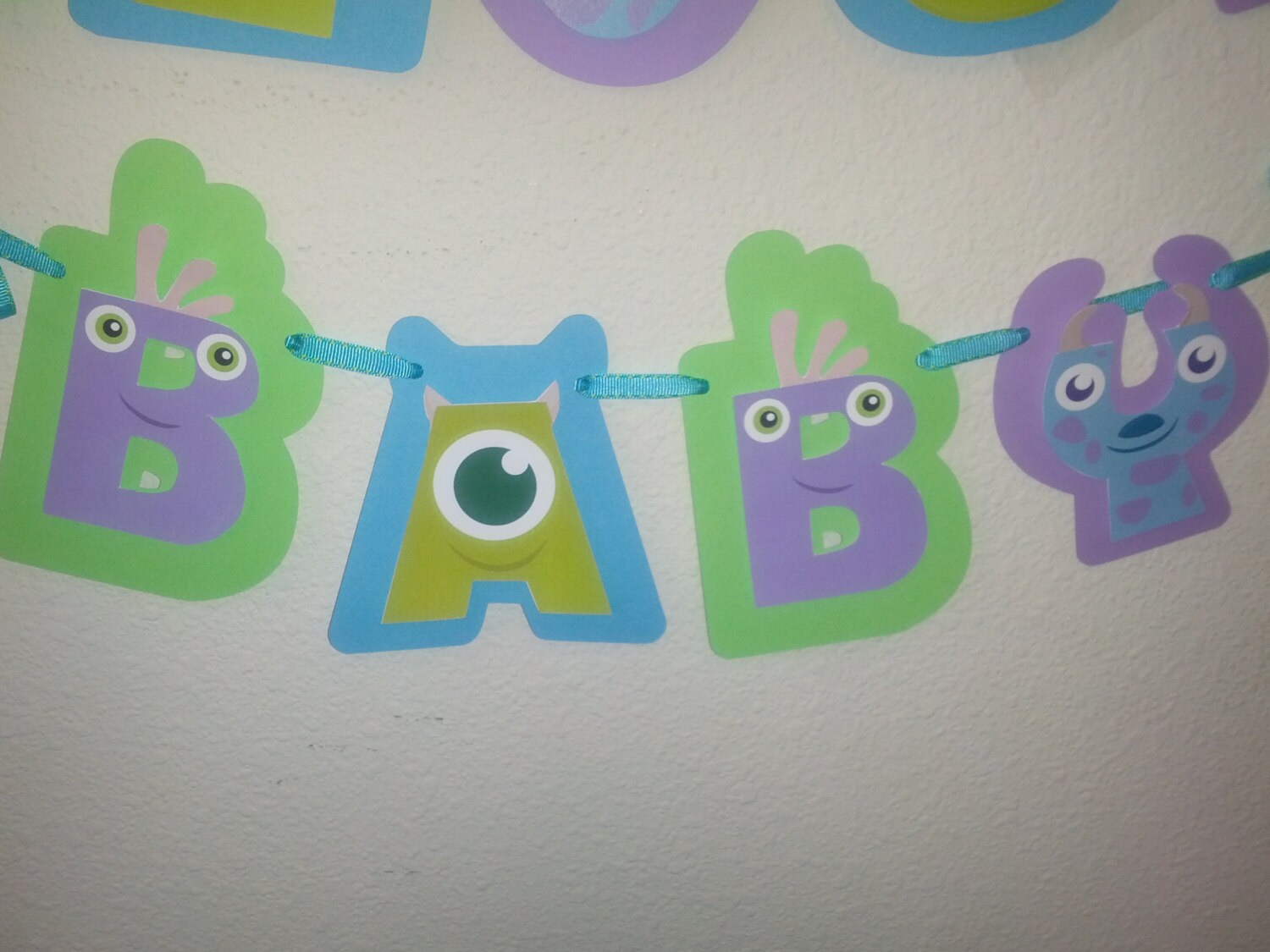 Welcome Baby Shower Banner Monsters Inc. | Etsy
