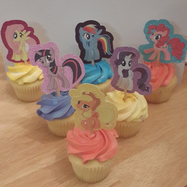 My Little Pony Cupcake Topper - Etsy