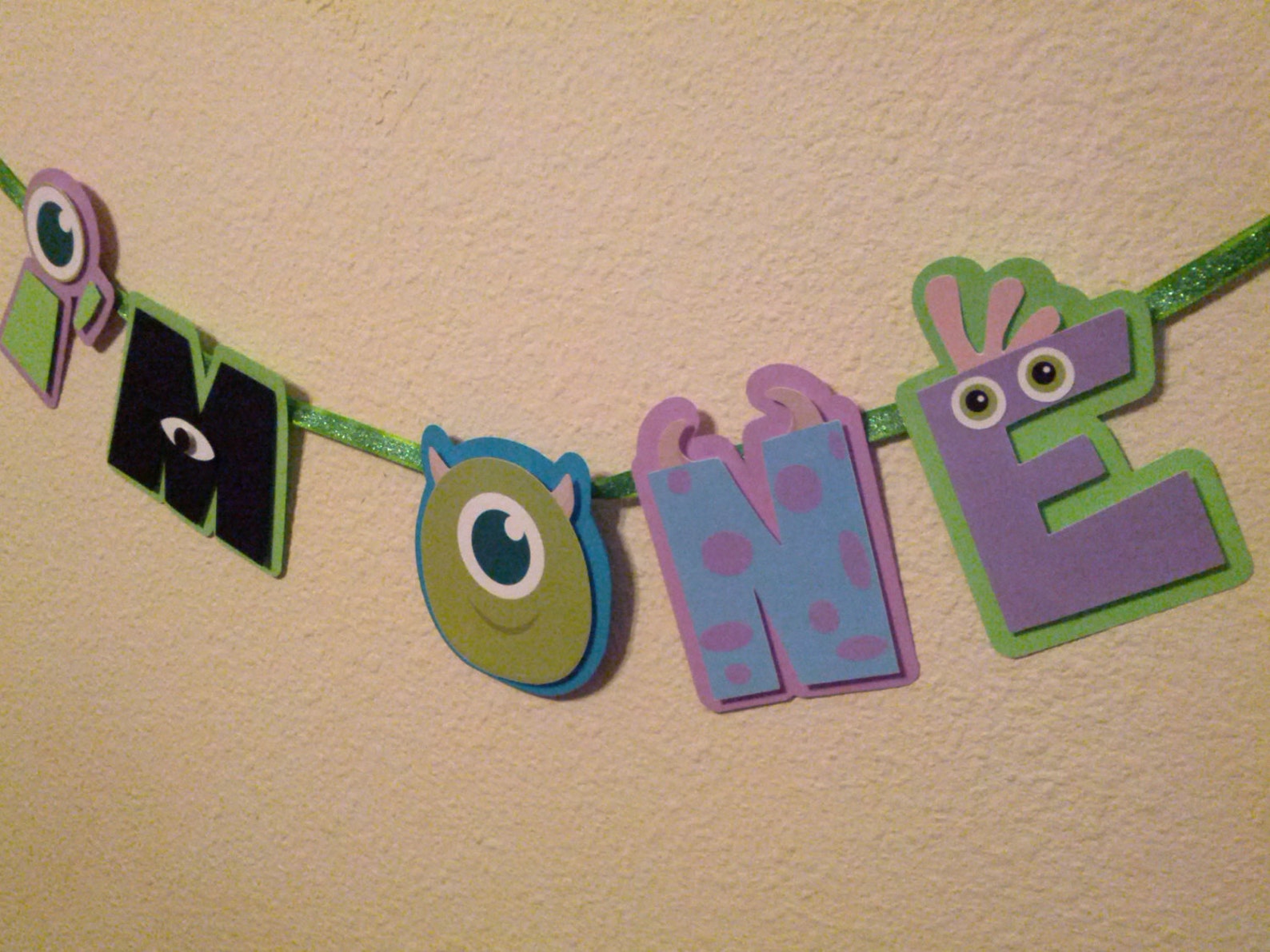 Monster's Inc I'm One Banner - Etsy
