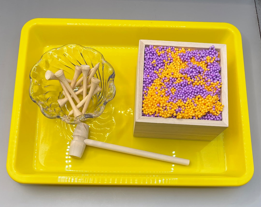 Montessori Hammering Lesson/activity - Etsy