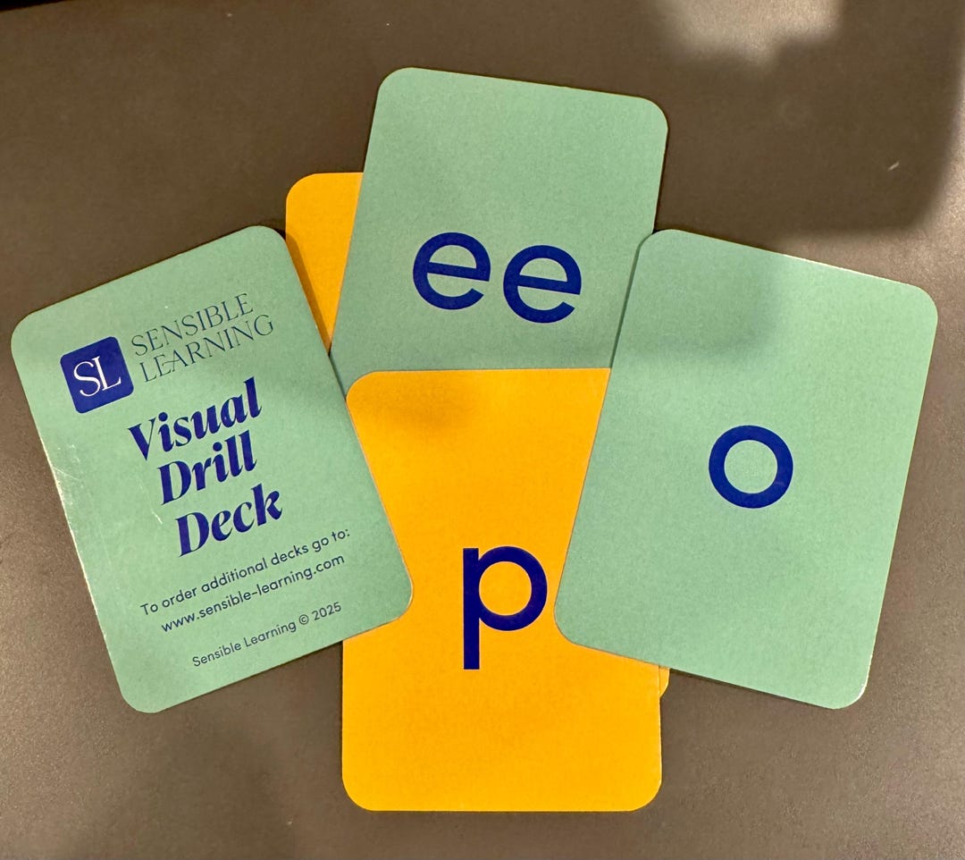 Orton Gillingham Visual Drill Deck by Sensible Learning - Etsy