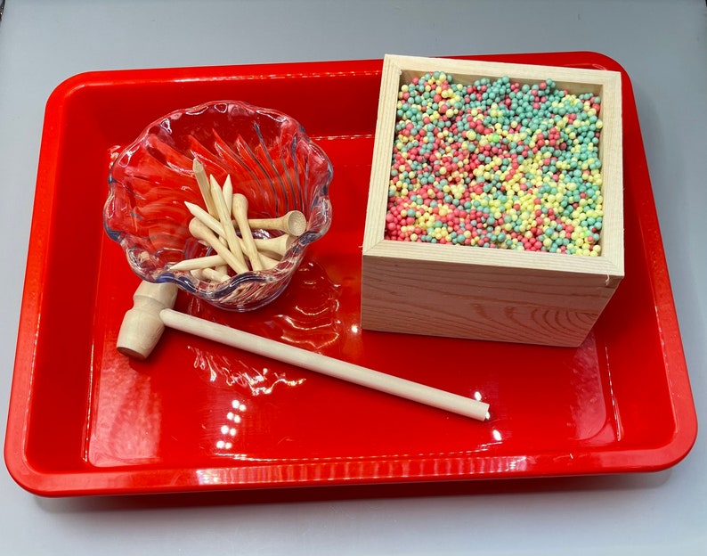 Montessori Hammering Lesson/activity - Etsy