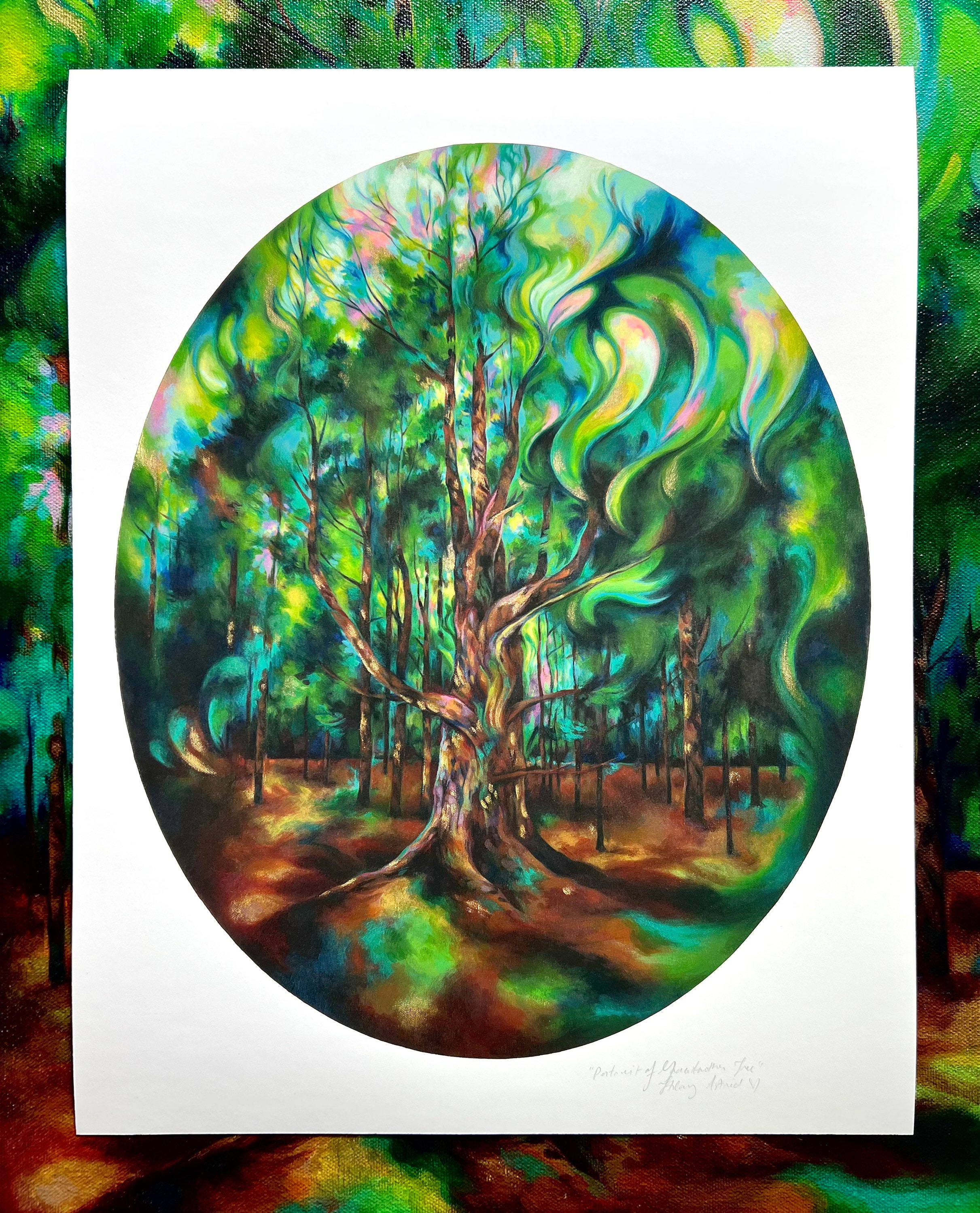 PORTRAIT of GRANDMOTHER TREE : Paper Print ~ Visionary Art ...