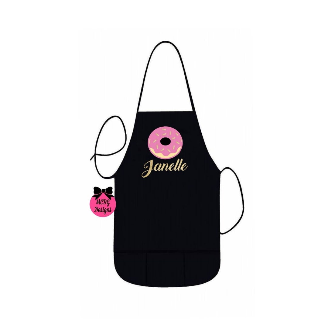 Donut Apron•womens Apron•cooking Apron•cooking Accessories•cooking Gift ...