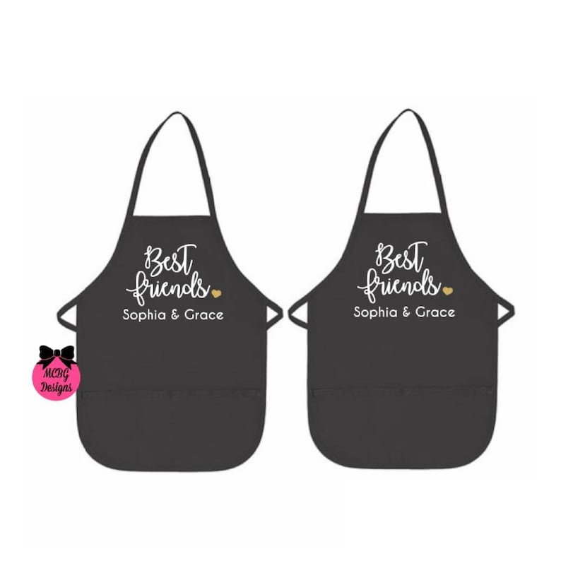 Personalized Best Friends Apronsbest Friend Giftsfriend | Etsy