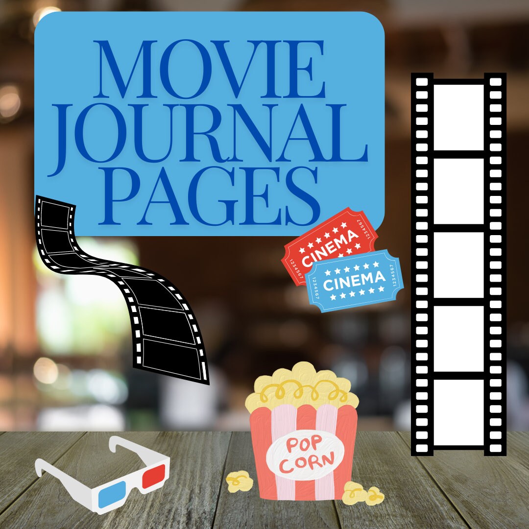Movie Journal Pages - Etsy