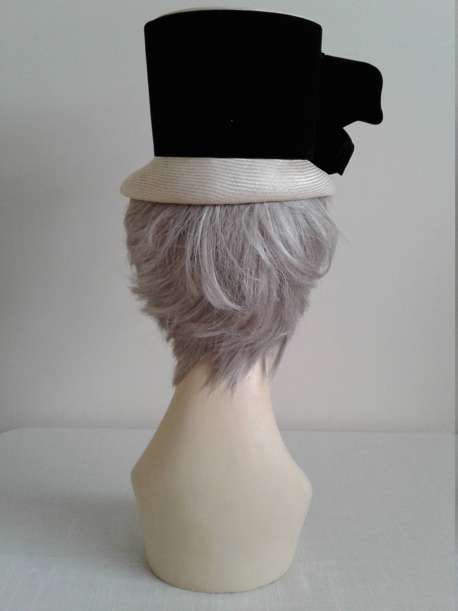 Vintage 50's/ 60's Mr. Joseph Hat / Straw Rose Derby / the Garden Party ...