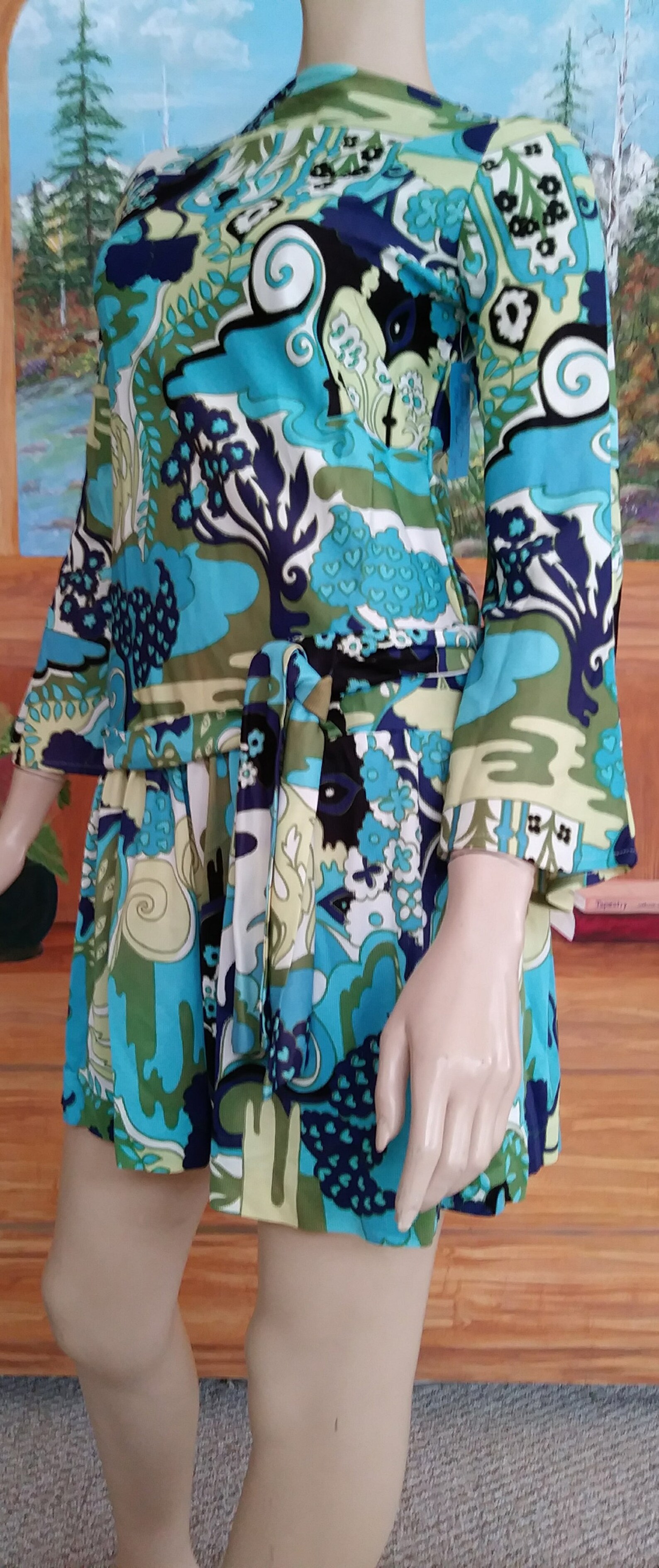 Vintage 60s/70s Dress Designer "mr Budd" 1960 Mad Men/1970 Mod Modern ...