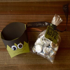 Frankenstein Treat Box, Halloween Party Favors, Halloween Gifts, Trick ...