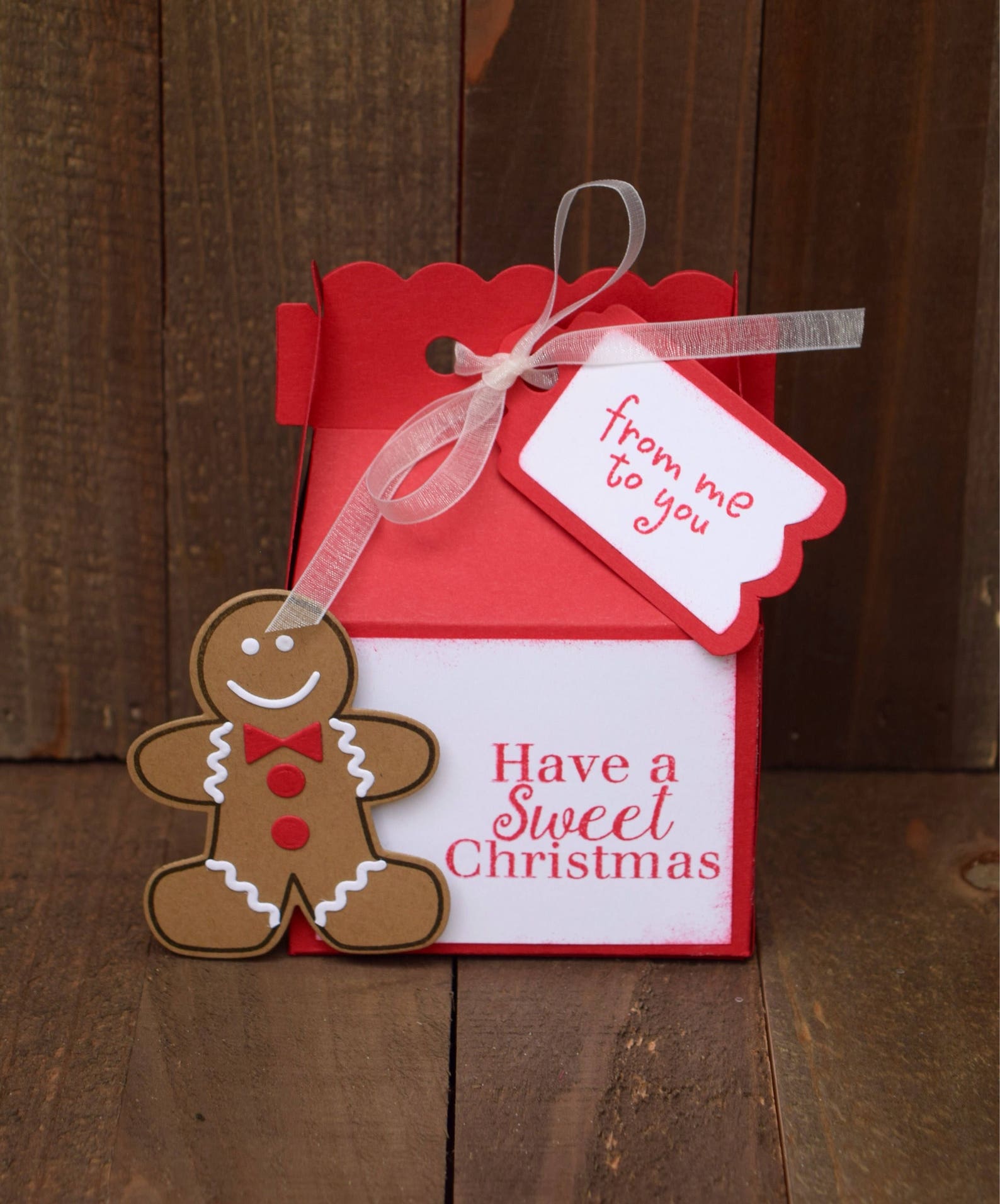 Christmas Party Favors Gingerbread Treat Box Christmas Treat | Etsy